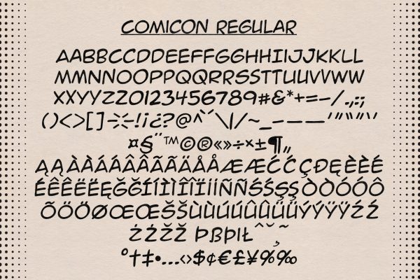 Comicon | Comic Type Pack! - Sean Thorenson