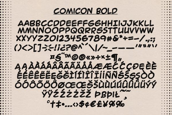 Comicon | Comic Type Pack! - Sean Thorenson