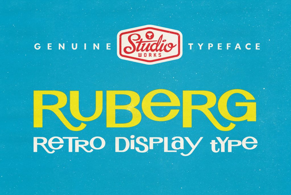 Ruberg | Retro Display Type - Sean Thorenson